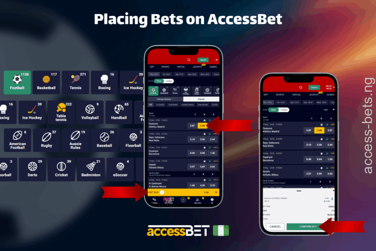 AccessBet Nigeria Official - Sports Betting & Casino Games [100% Bonus]